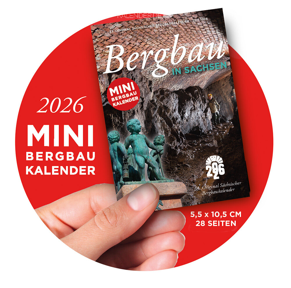 MINI Mining Calendar 2026 as a pocket calendar, € 1,80